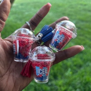 Slushie, Handmade Epoxy Resin Ice Slush Drink Keychain/ornament, Cute ...