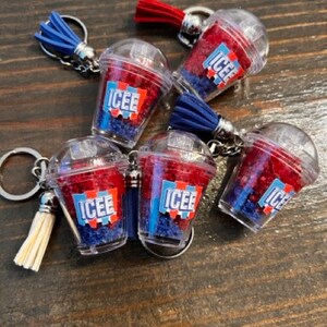 Slushie, Handmade Epoxy Resin Ice Slush Drink Keychain/ornament, Cute ...