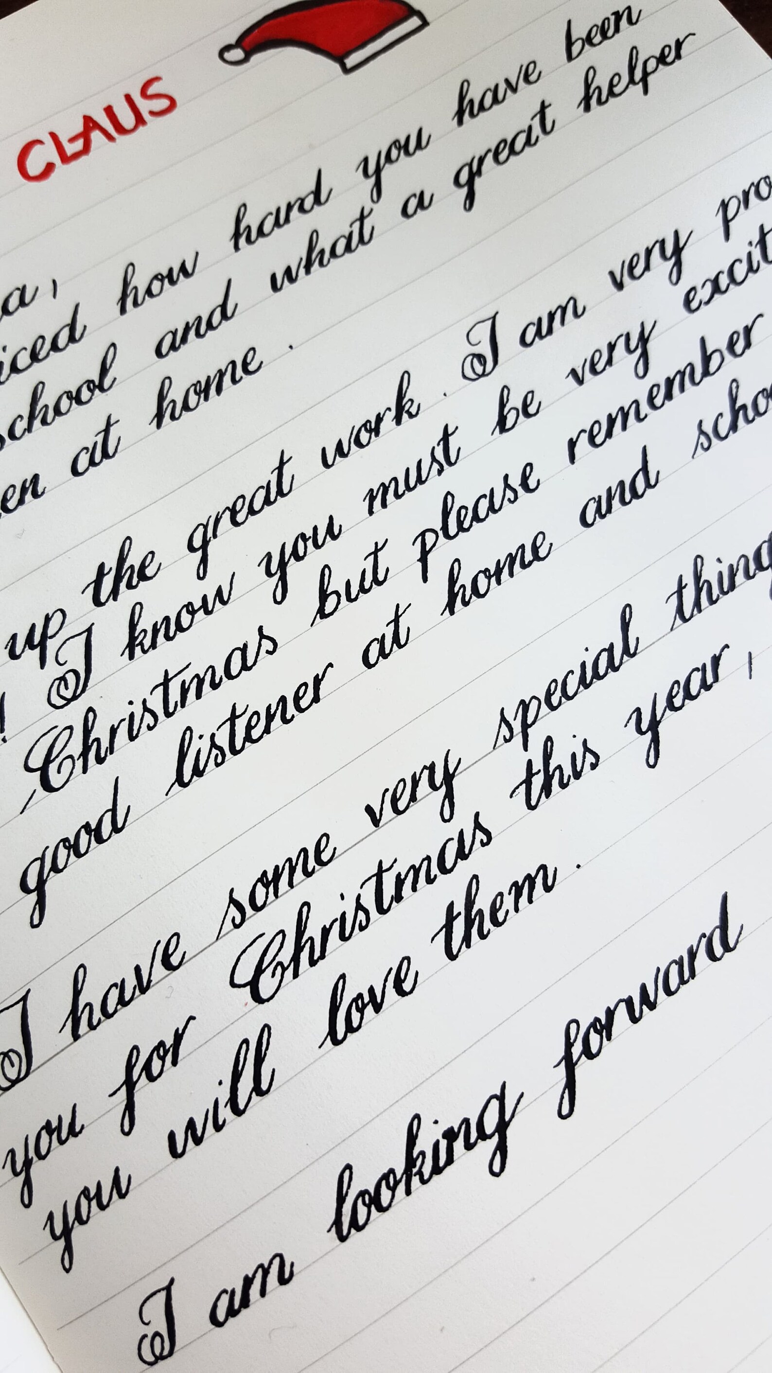 Personalized Handwritten Letter From Santa, Handwritten Christmas ...