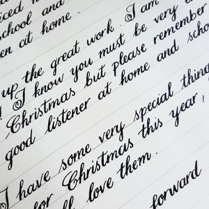 Personalized Handwritten Letter From Santa, Handwritten Christmas ...