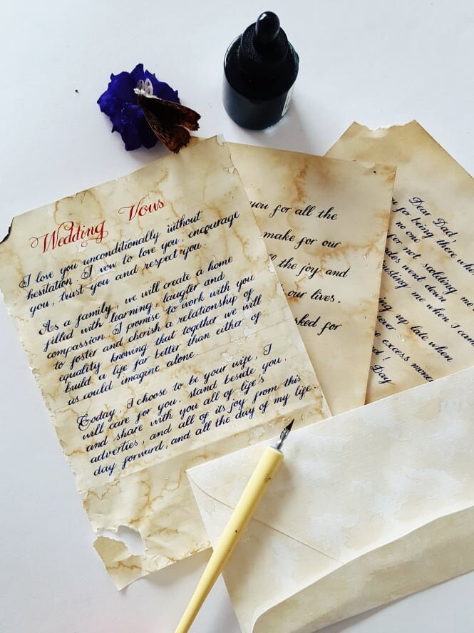 Long Personalized Handwritten Antique Looking Letters Antique Etsy Long Personalized Handwritten Antique Looking Letters Antique Etsy