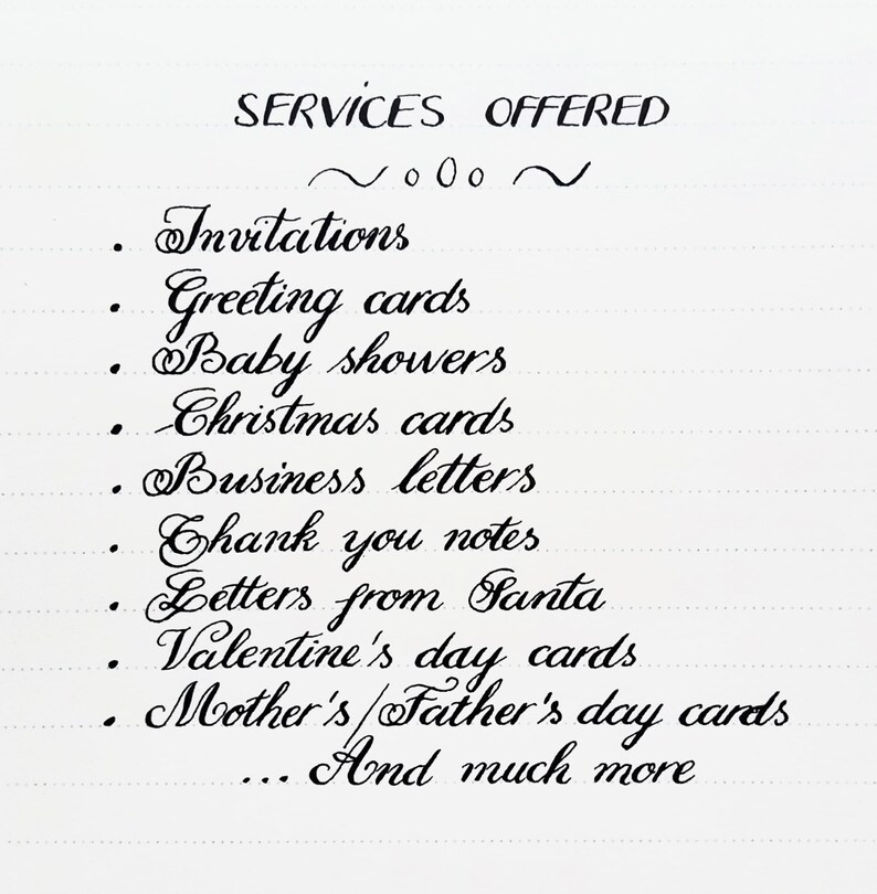 Long Handwritten Letters Wedding Vows Birthday Cards | Etsy