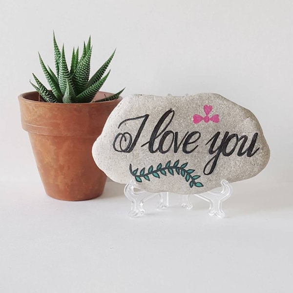 Calligraphy on Rocks - Etsy