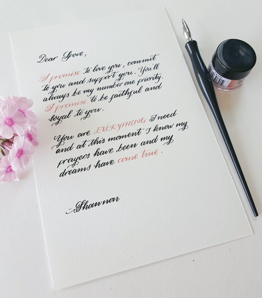 Letter to My Fiancée Letter to a Loved One Handwritten Love - Etsy
