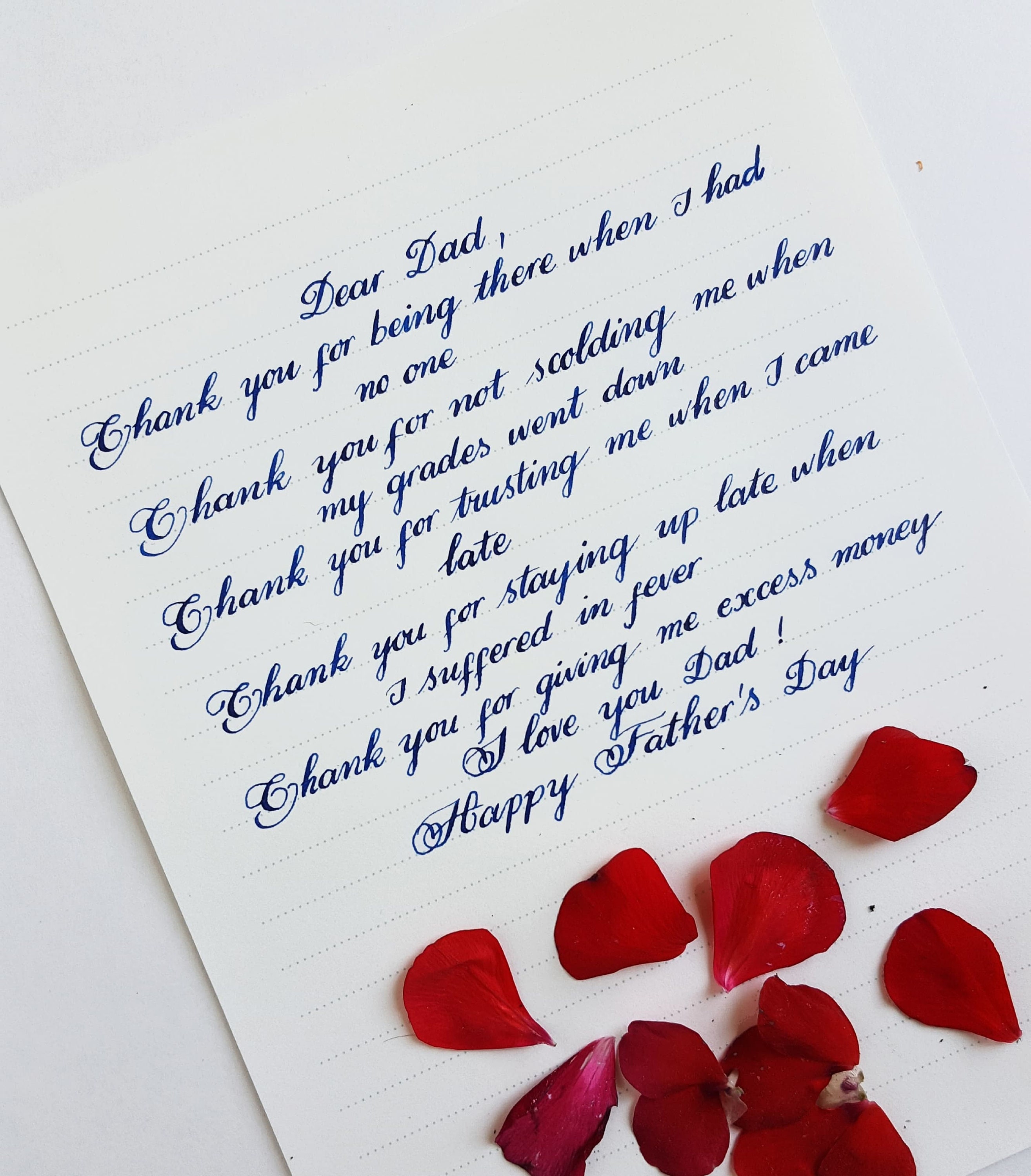 Handwritten Happy Father's Day Cards Handwritten Happy - Etsy