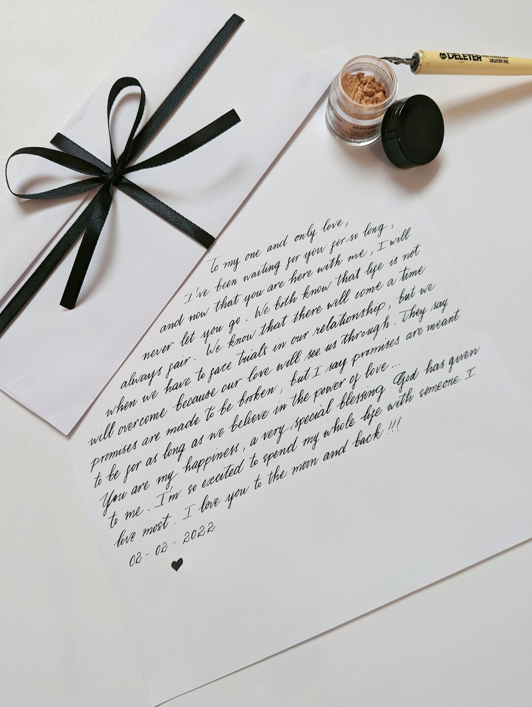 Custom Handwritten Letter, Thank You Notes, Love Letters, Wedding Vows ...