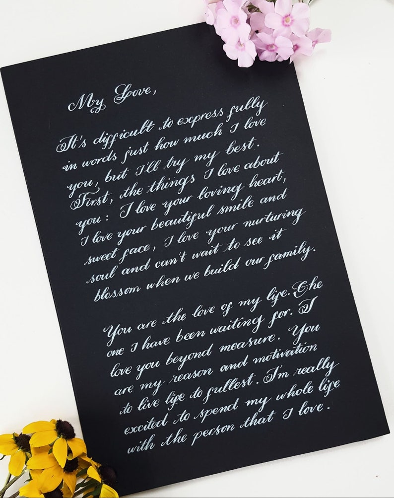 Send A Personalized Handwritten Letter for Your Loved One - Etsy