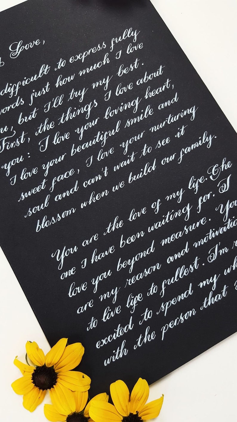 Send A Personalized Handwritten Letter for Your Loved One, Valentines ...