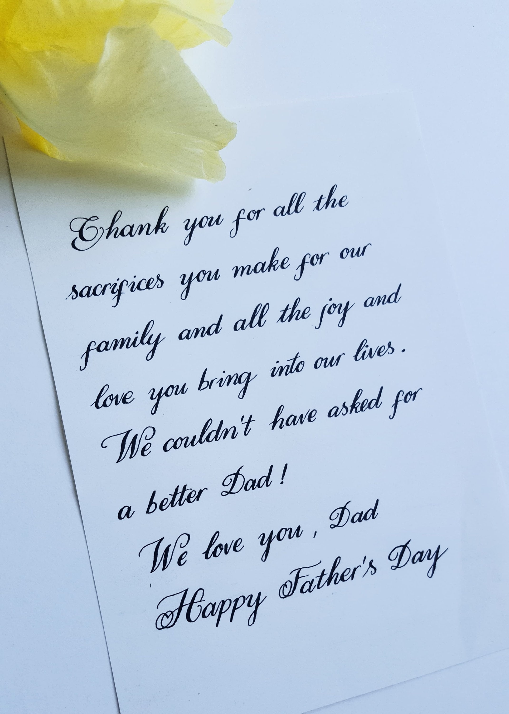 Handwritten Happy Father's Day Cards - Handwritten Happy Mother's Day ...