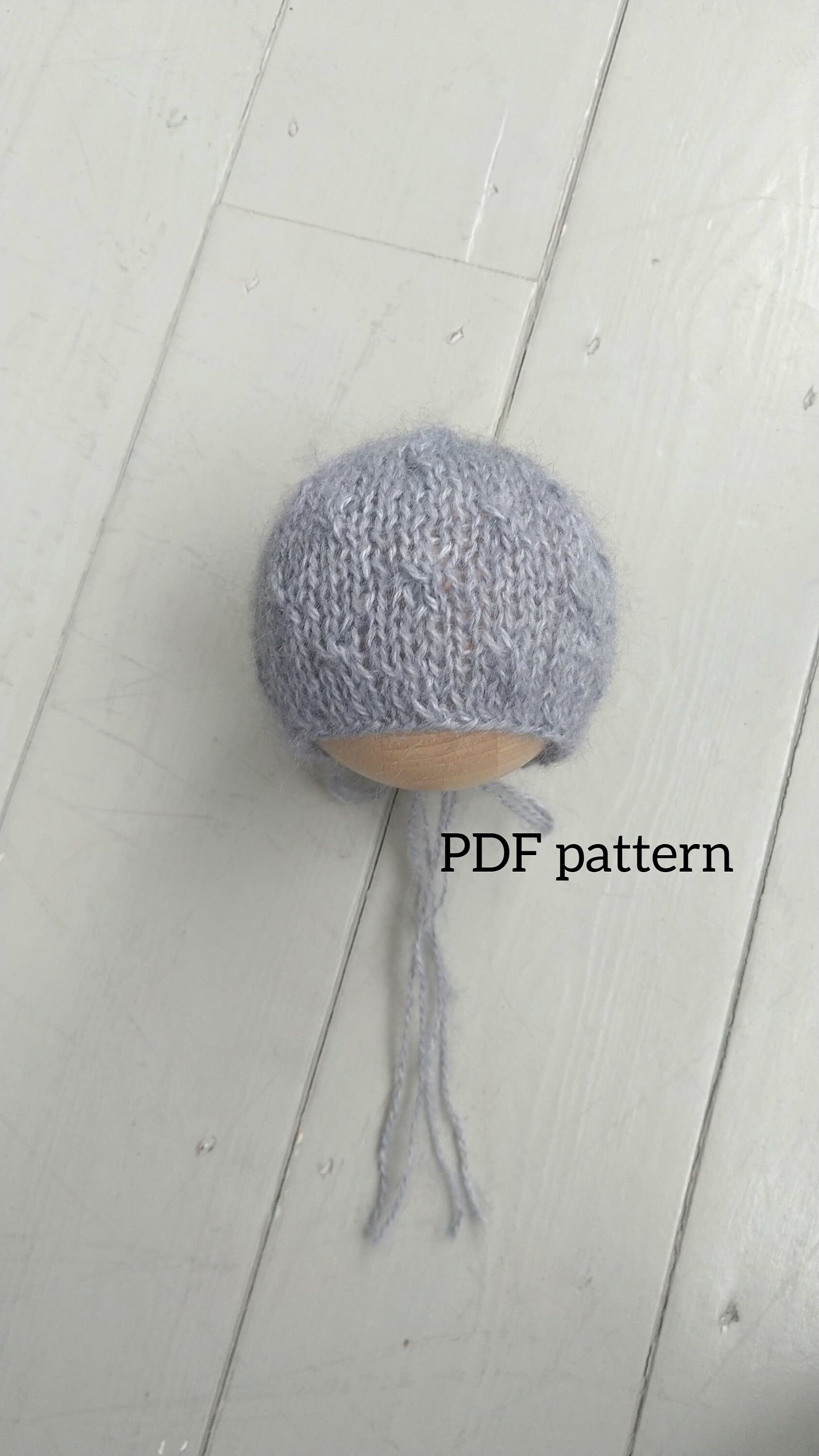 ETHAN Texture Bonnet PDF Pattern Knitting Pattern Photo Prop - Etsy