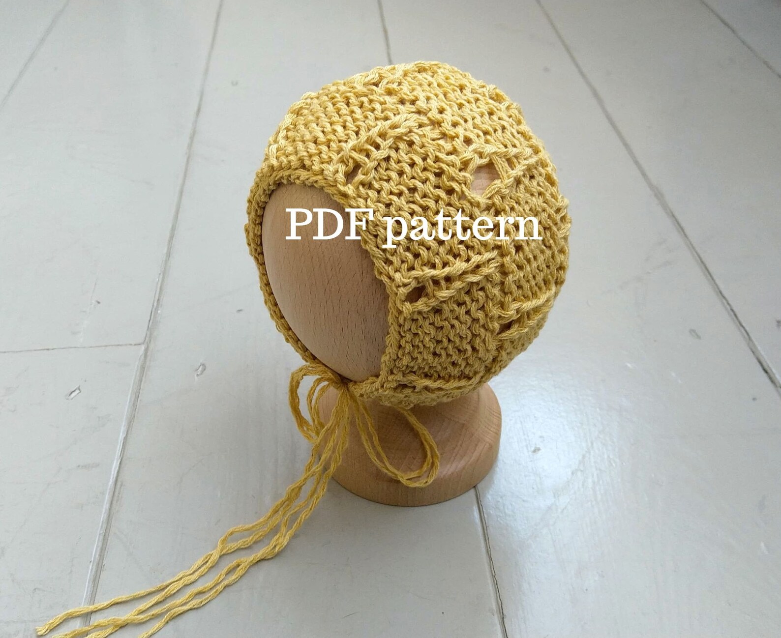 PARIS Bonnet PDF Pattern Knitting Pattern Photo Prop - Etsy