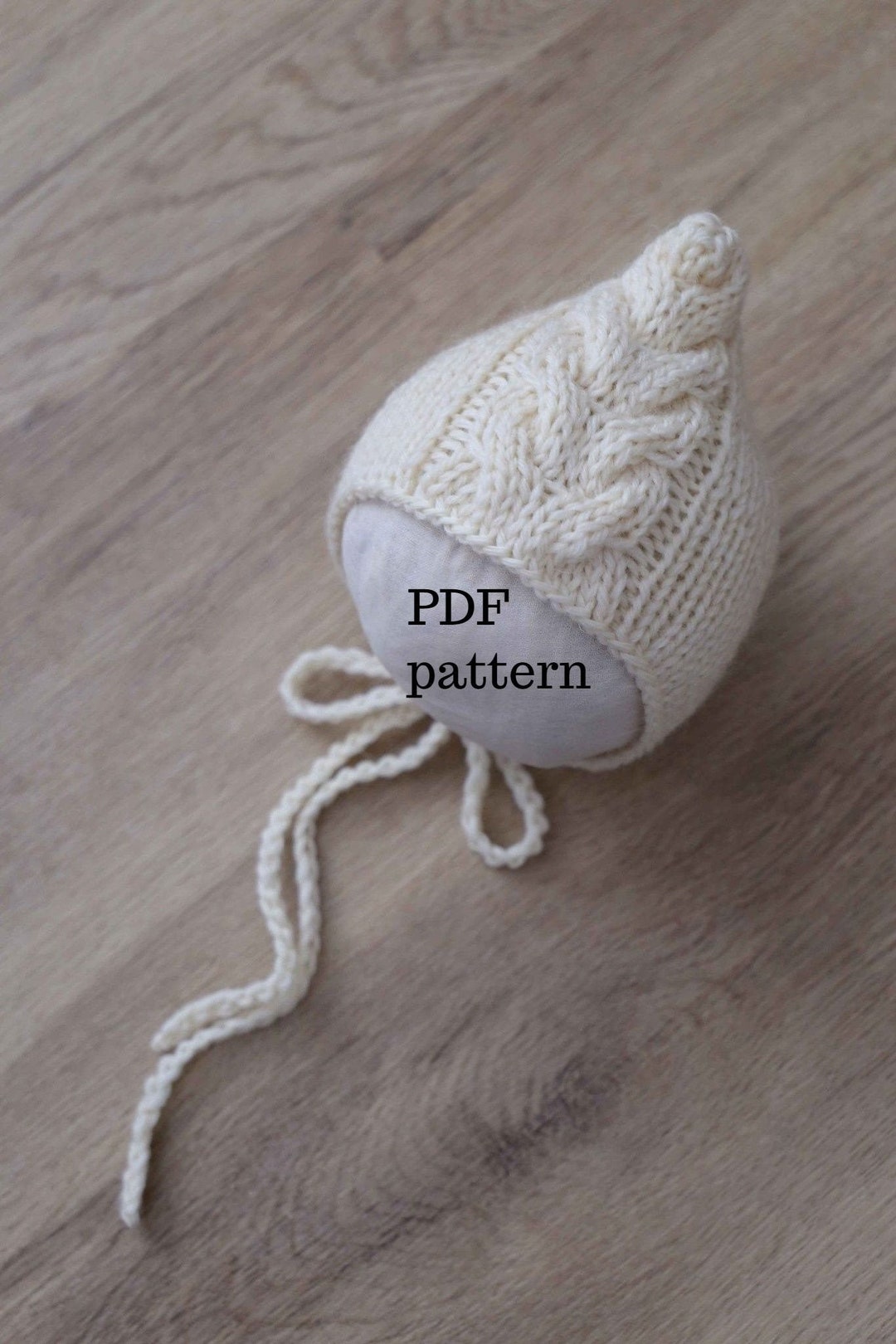 GABLE Bonnet PDF Pattern, Knitting Pattern, Photo Prop Pattern, Newborn ...
