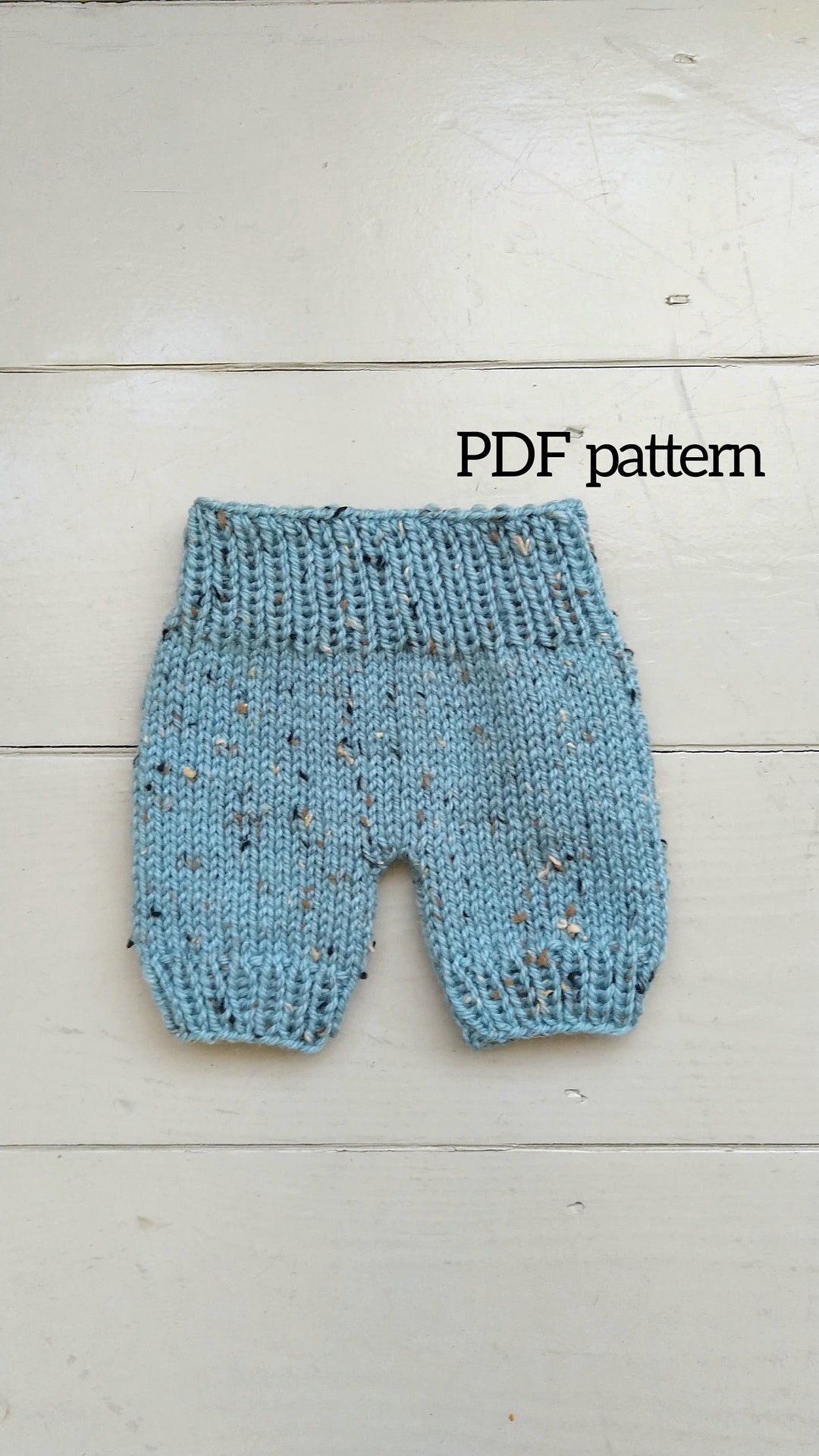 WOODY Shorts PDF Pattern, Knitting Pattern, Photo Prop Pattern, Newborn ...