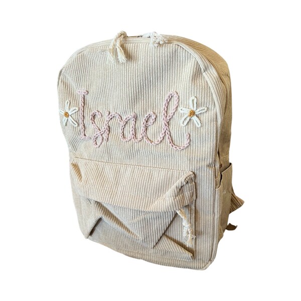 Embroidered Backpack - Etsy