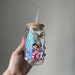 Summer Vibes 16oz Clear Glass Can Cup - Etsy