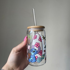 Summer Vibes 16oz Clear Glass Can Cup - Etsy