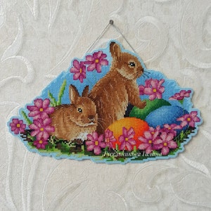 Easter Bunnies Counted Cross Stitch Pattern - Etsy