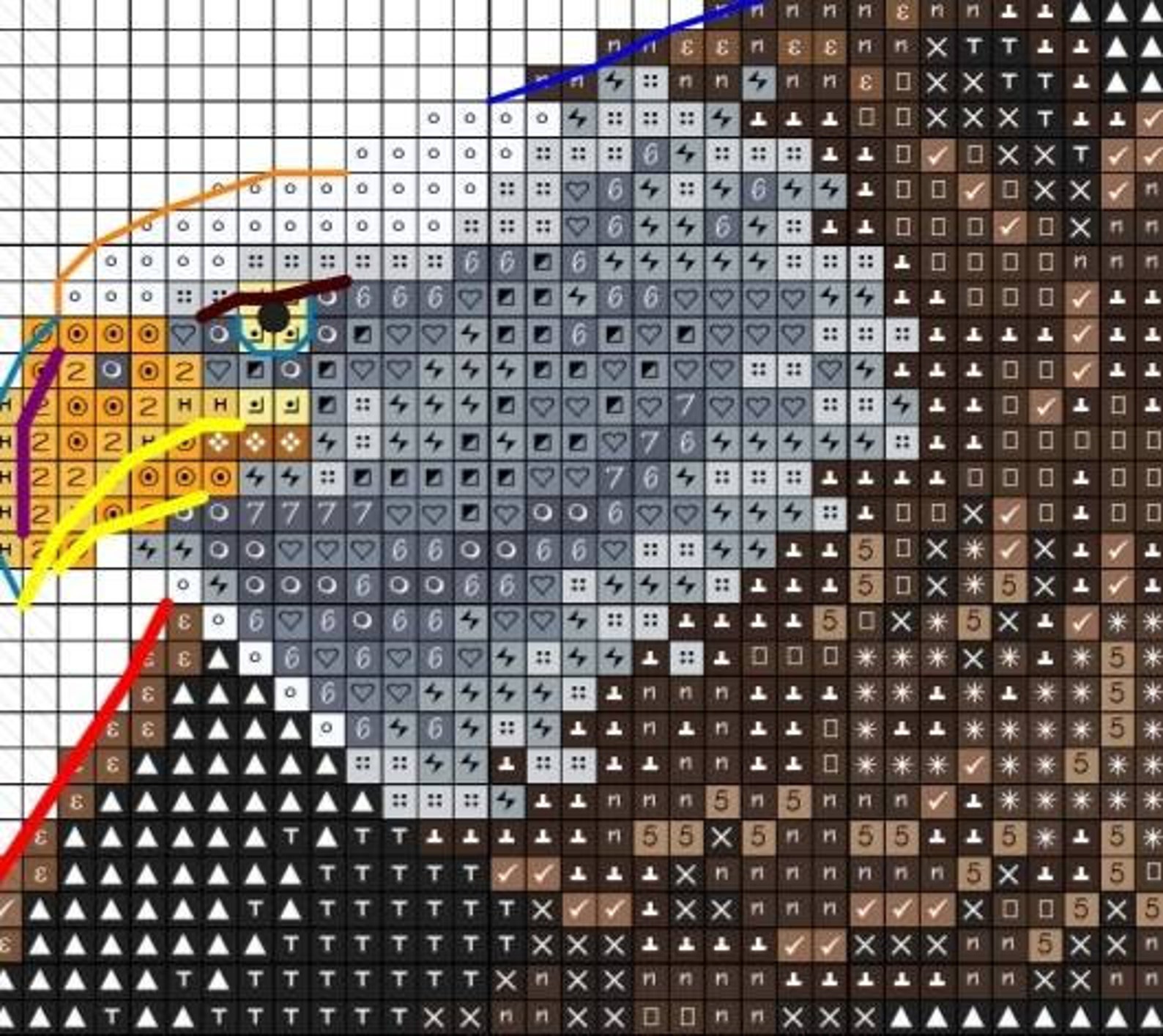 Bald Eagle Counted Cross Stitch Pattern - Etsy