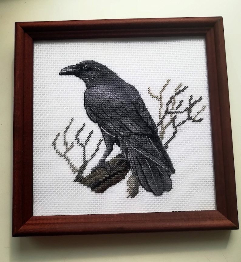 Raven Counted Cross Stitch Pattern Slavic Horoscope Cross - Etsy