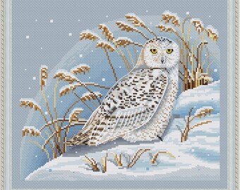 Barn Owl Counted Cross Stitch Pattern - Etsy
