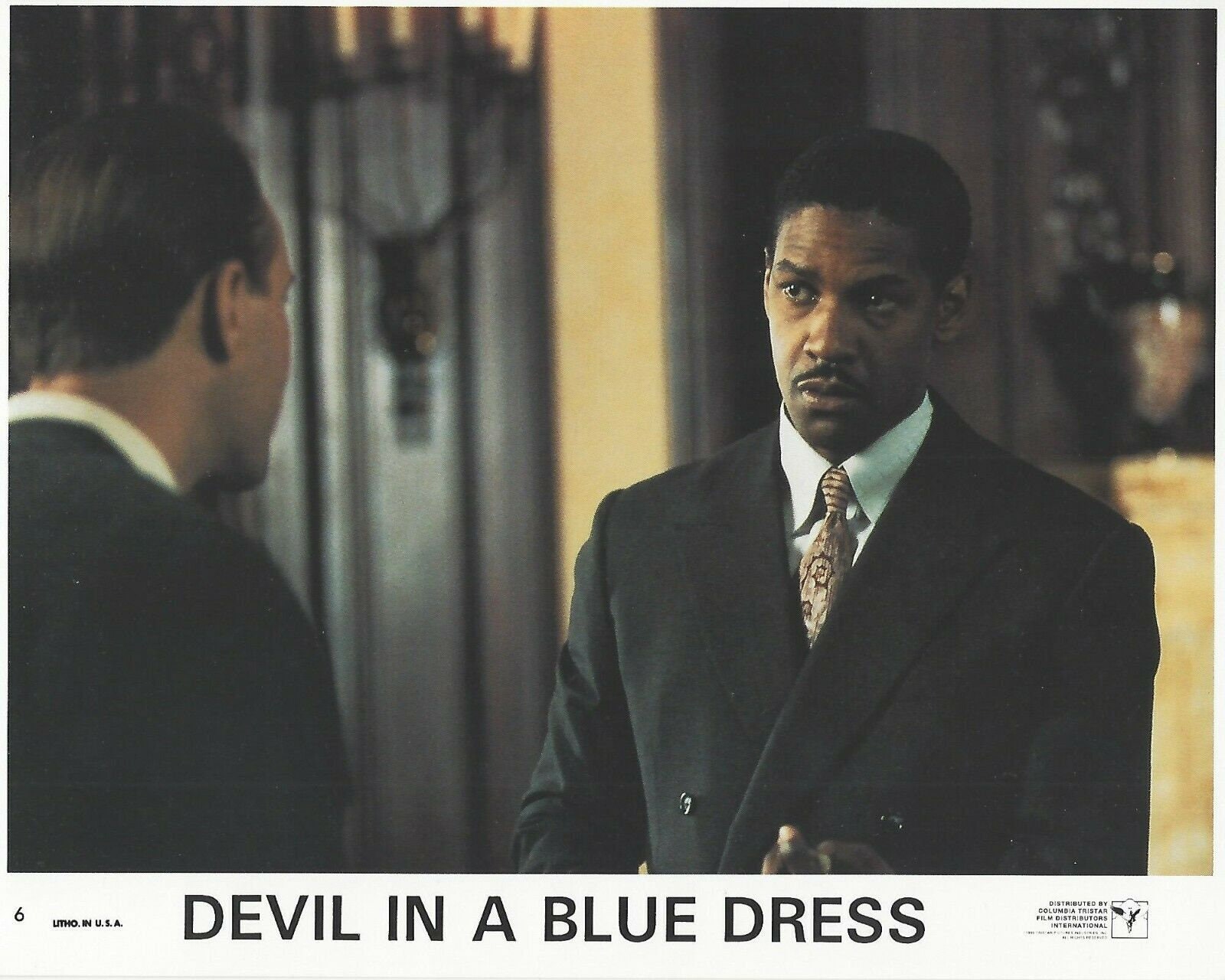 Devil In A Blue Dress Original 8x10 Lobby Card Poster 1995 | Etsy