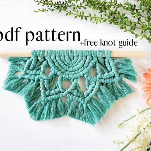 Macrame Pattern PDF Tutorial Instant Download DIY Macrame Wall - Etsy Australia