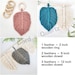 Macrame Leaf/feather DIY Craft Kit. Craft Kit for Adults. DIY Home ...