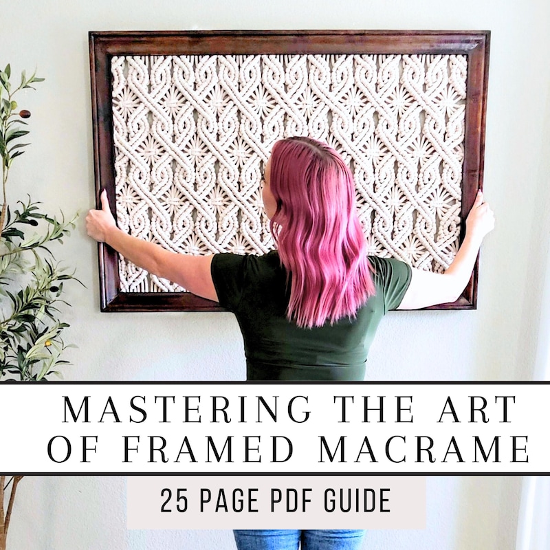 Macrame Frame - Etsy