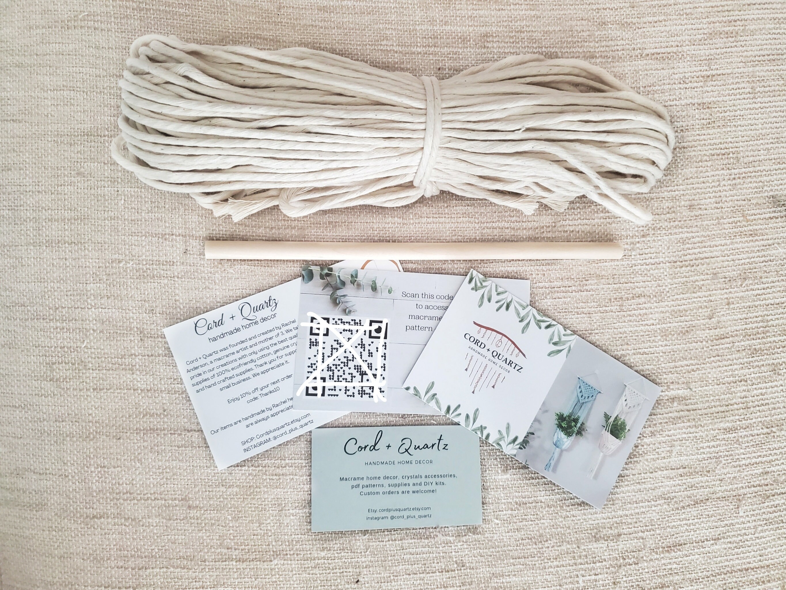 Beginner Macrame Plant Hanger Kit. Craft Kits for Adults and - Etsy