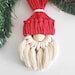 Macrame Gnome Christmas Ornament PDF Pattern: Beginner-friendly - Etsy