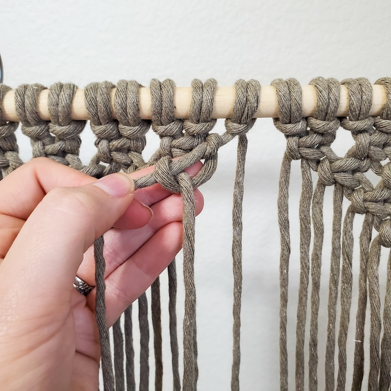 Beginner Macrame Wall Hanging Pdf Pattern. Macrame Tutorial. - Etsy