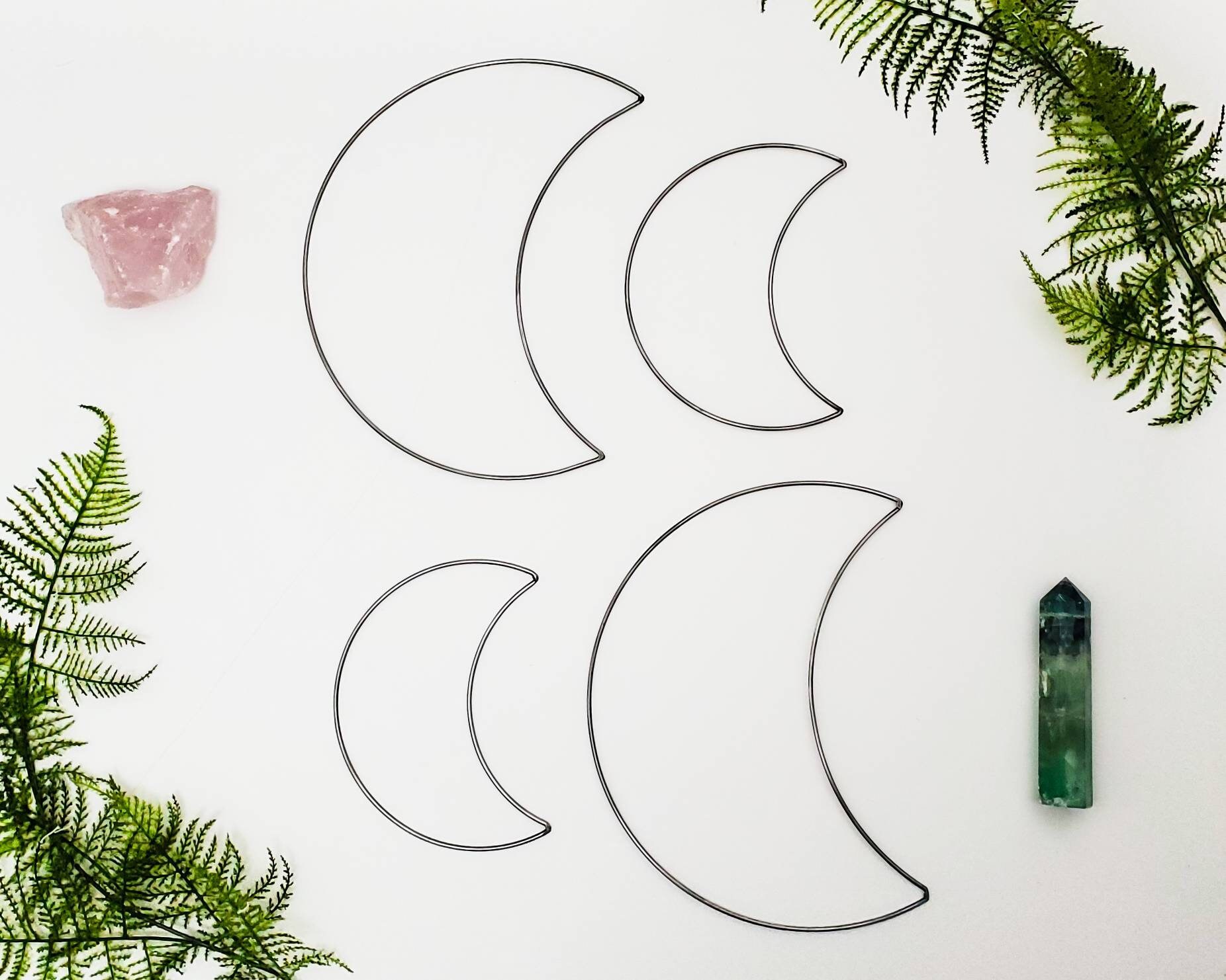 Metal Moon Frame Macrame Supplies. Dreamcatcher Cresent Moon. - Etsy