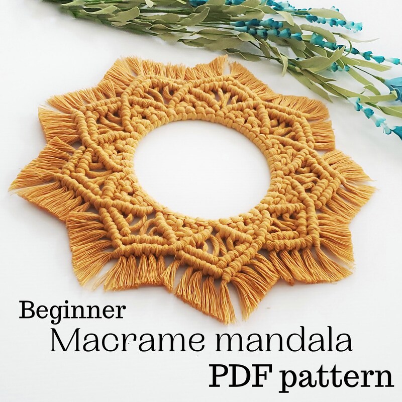 Macrame Mandala - Etsy
