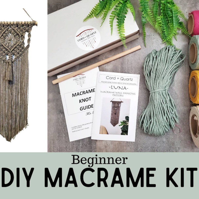Macrame Wall Hanging Kit - Etsy