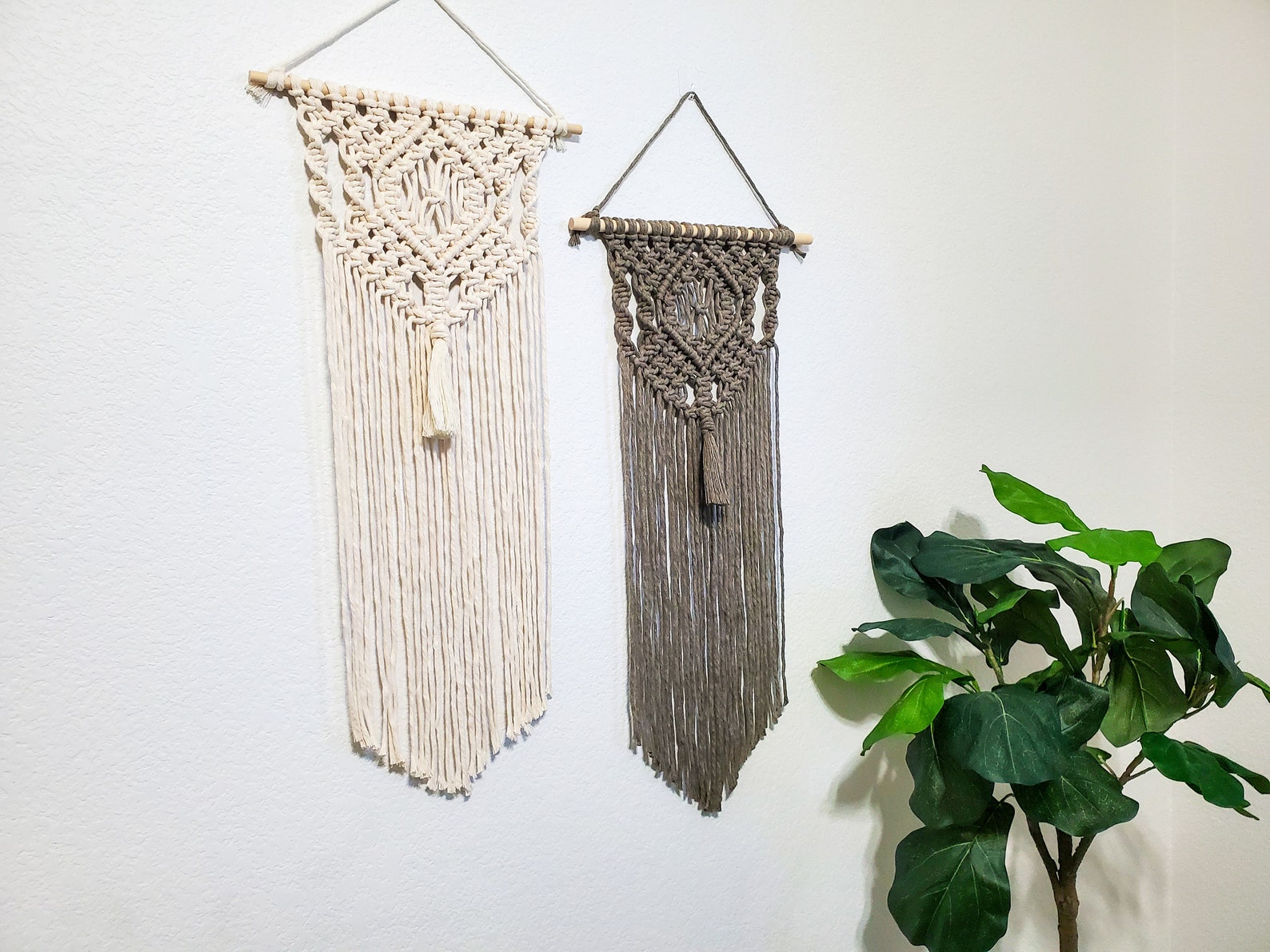 Beginner Macrame Wall Hanging Pdf Pattern. Macrame Tutorial. - Etsy