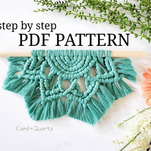Macrame Pattern. Half Mandala Patterns. Macrame Tutorials, How to and ...