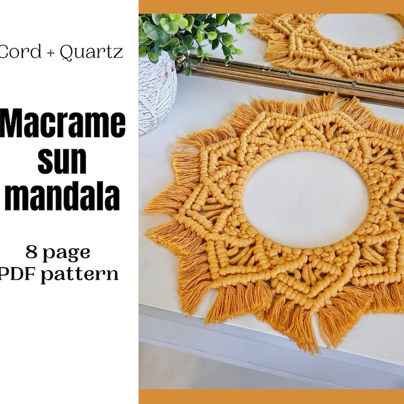 Macrame Mandala - Etsy