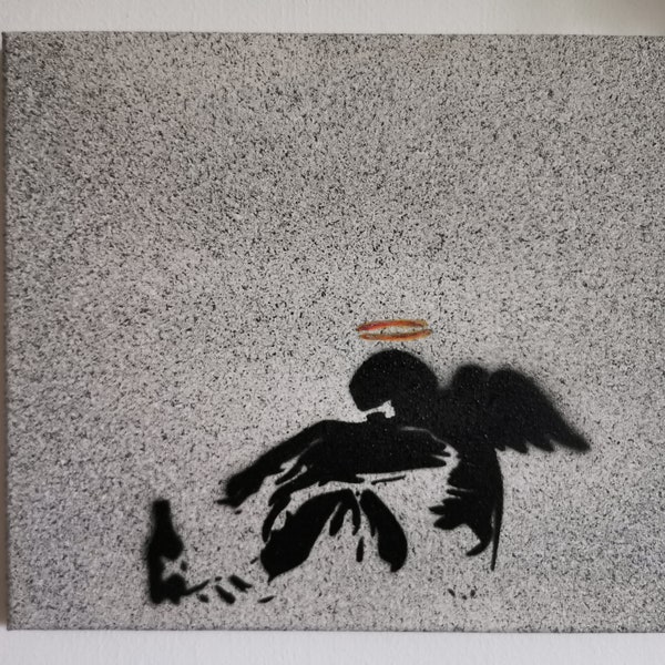 Banksy Fallen Angel - Etsy