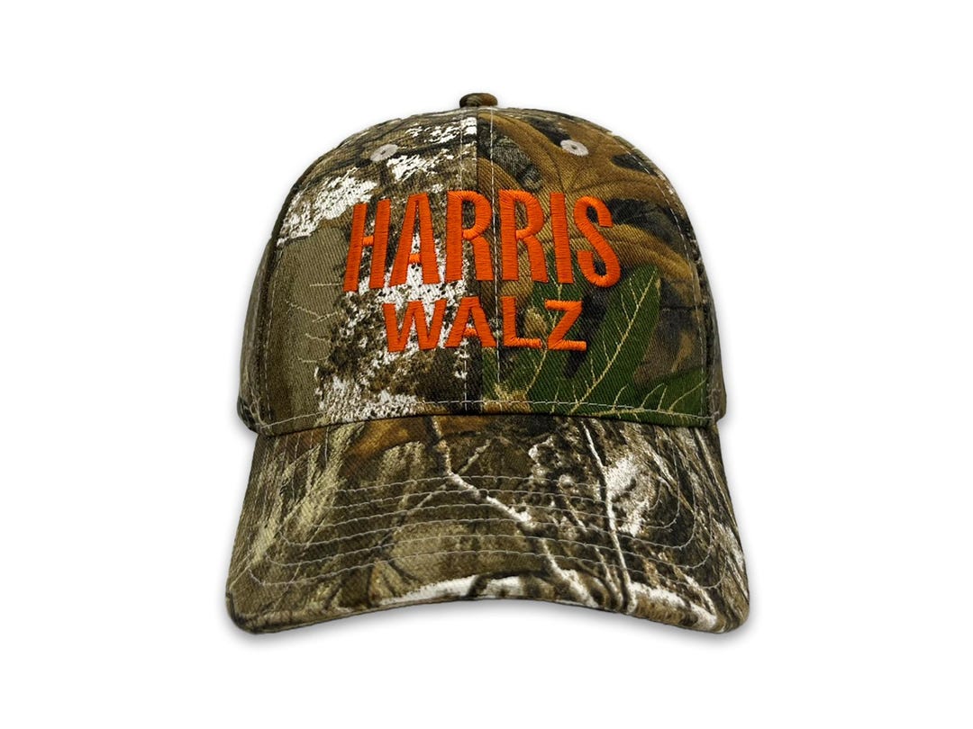 Harris Walz Camo Election Cap - Madam President Camouflage Walz Cap ...