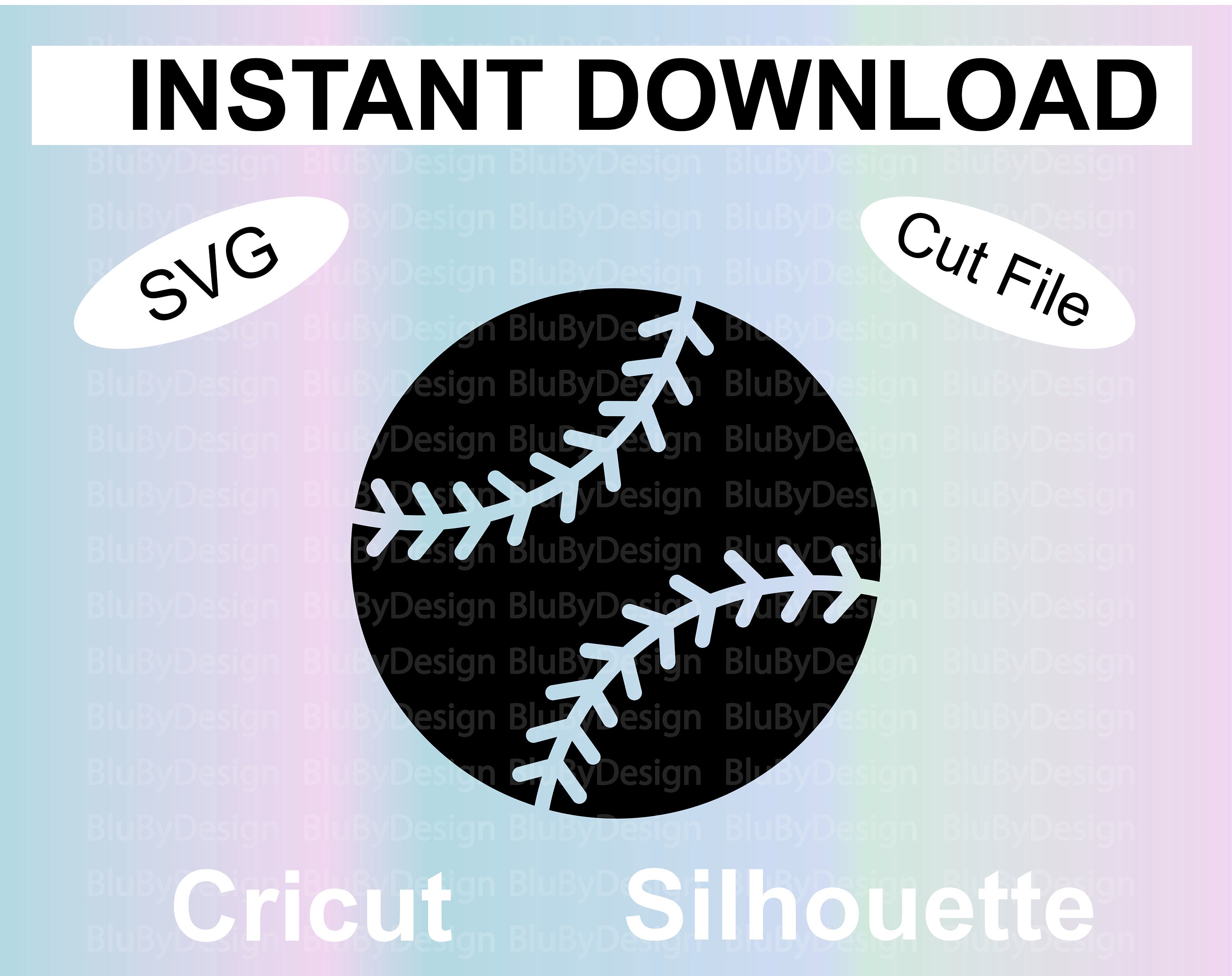 Baseball SVG Cut File for Cricut & Silhouette - Instant Download - Etsy