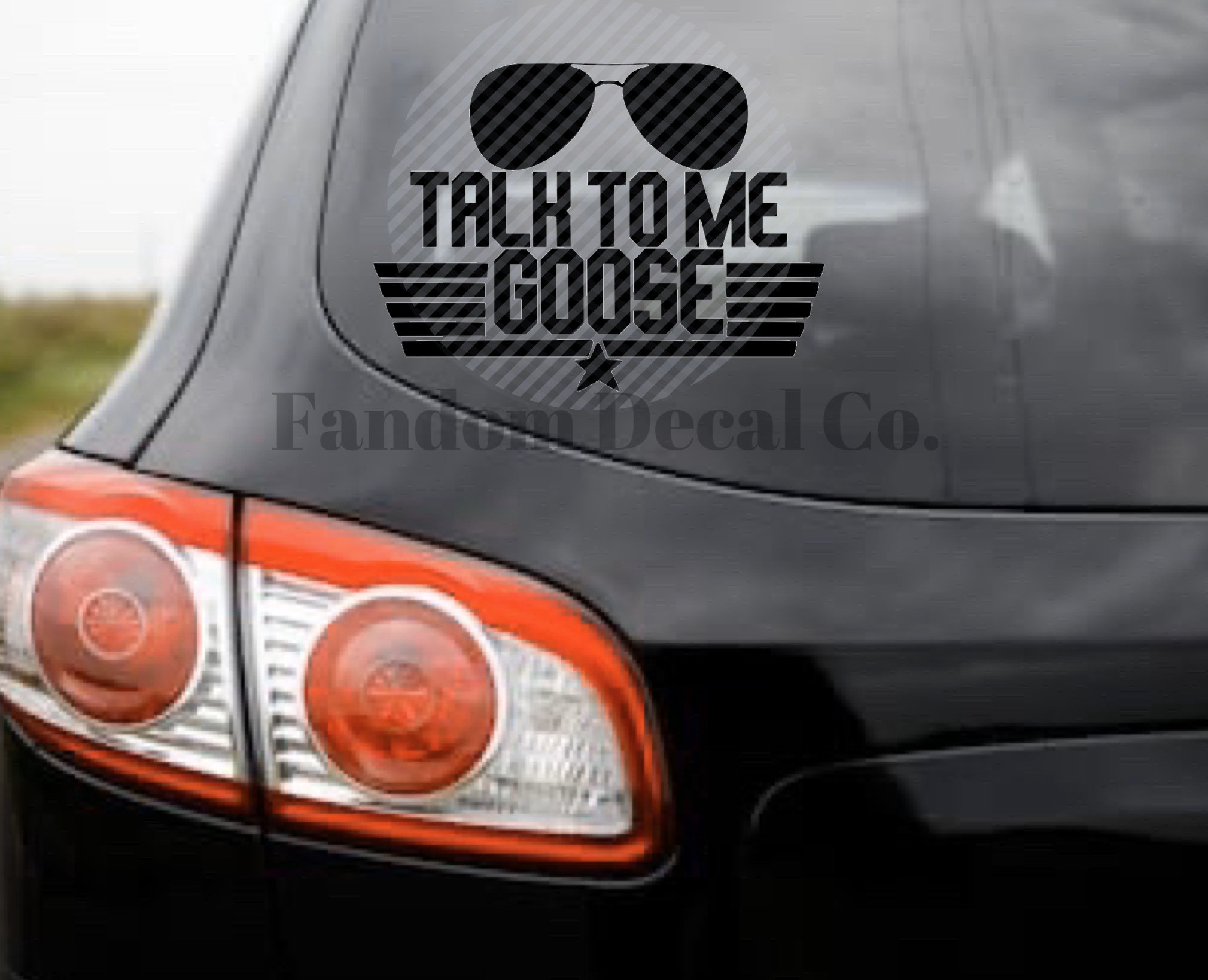 Talk to Me Goose top Gun Sticker Decal - Etsy