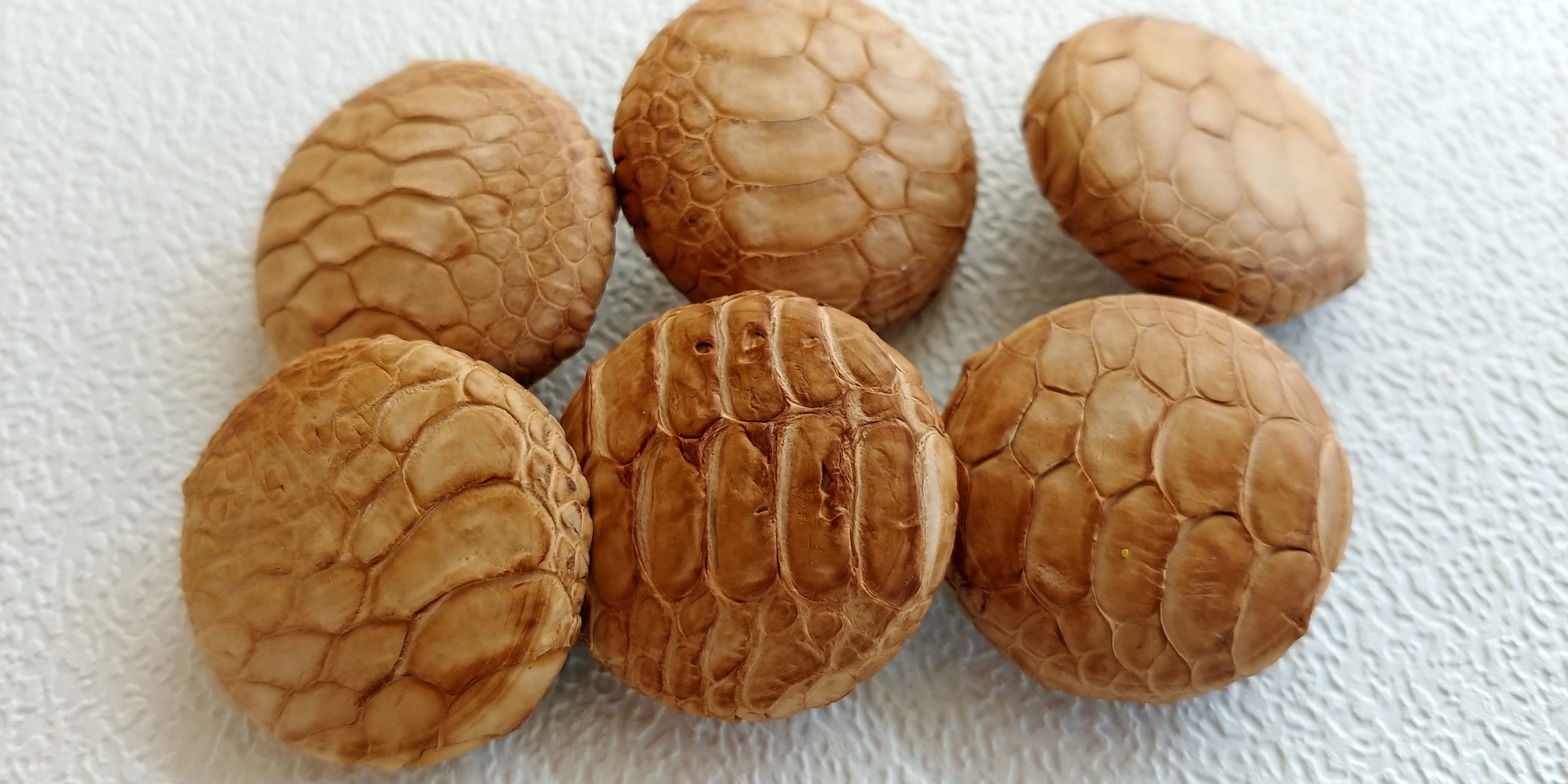 Leather Buttons 6ct - Etsy