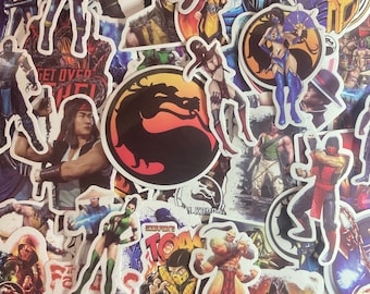 Mortal Kombat Stickers - Etsy