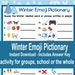 Winter Emoji Pictionary Game, Winter Printable Game, Winter School ...