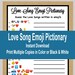 Love Song Emoji Pictionary Game, Emoji Bridal Shower Printable, Guess ...
