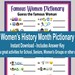 Women's History Month Emoji Pictionary Game, International Women's Day ...