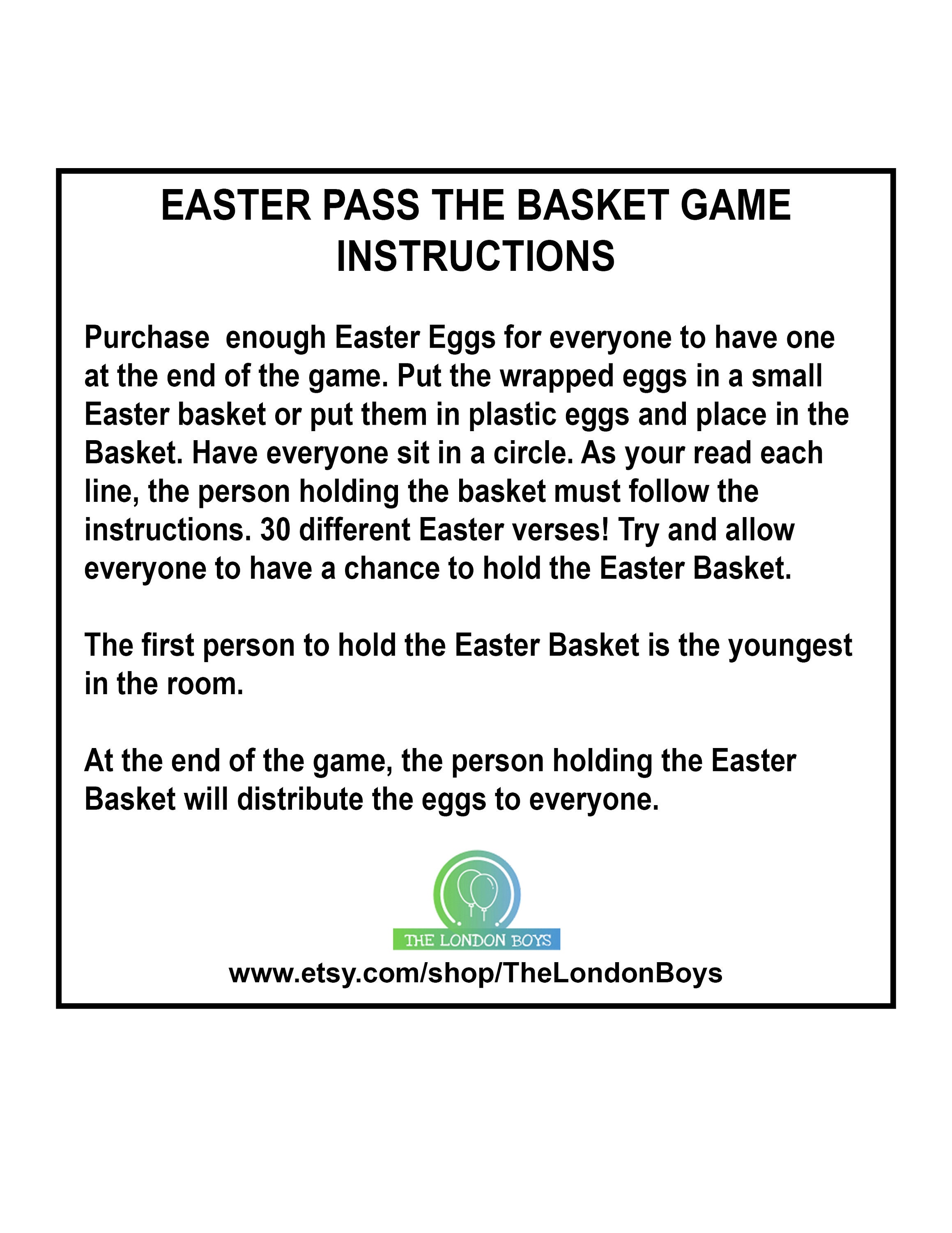 Easter Game Pass The Gift Game Easter Games For Kids Easter Egg Game easter-game-pass-the-gift-game-easter-games-for-kids-easter-egg-game