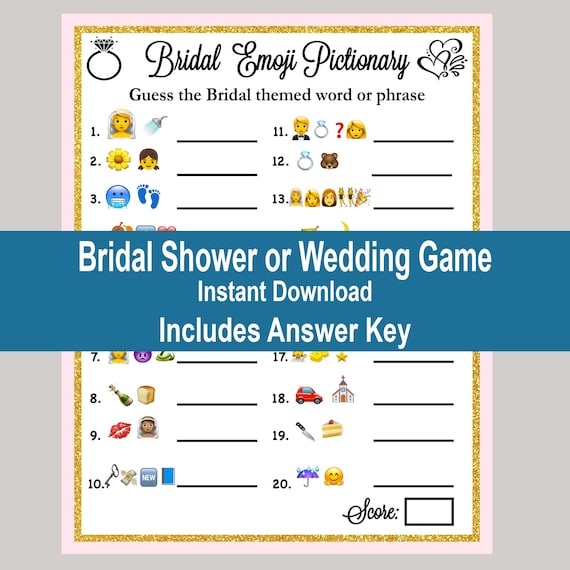 Guess The Emoji House And Bride