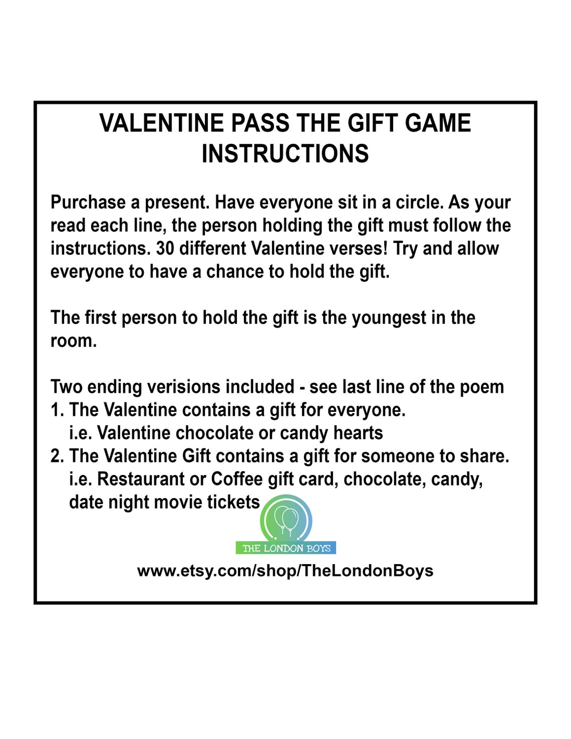 Valentines Day Game, Pass the Gift Game, Valentine Games for Kids ...