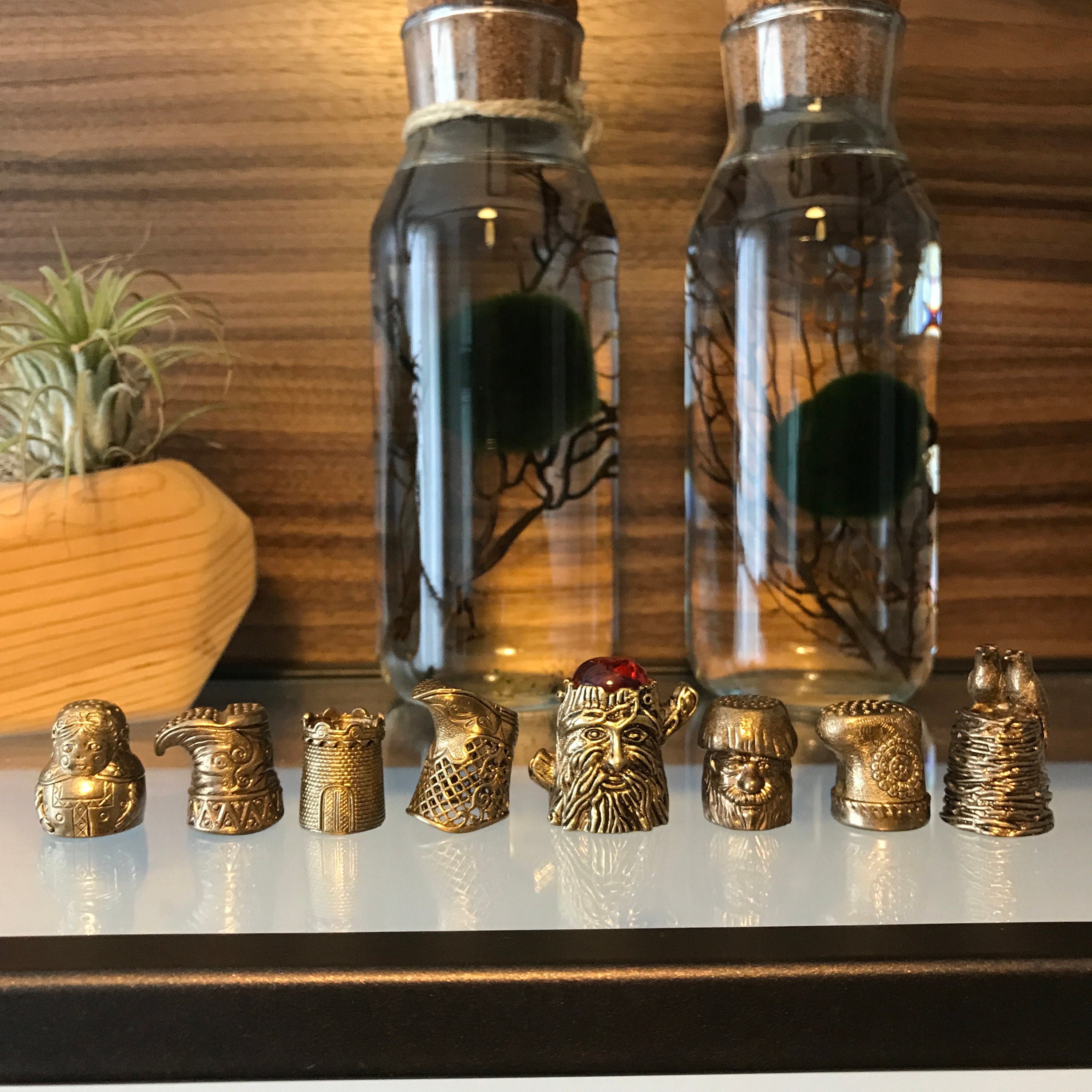 Bronze Thimble Collectible Cute Animal Metal Steampunk Thimble Sewing ...